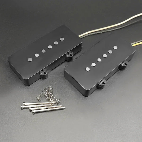 MaxCheer/ETMusic JM Alnico 5 Flat Pole Single Coil Pickup Set - N 8.1K ...
